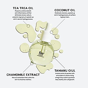 Fur Ingrown Concentrate: Ingrown Hair Treatment, Exfoliating Oil Kit for your Hair and Skin to Smoothe, Soothe and Treat Ingrown Hairs - 0.5 FL OZ