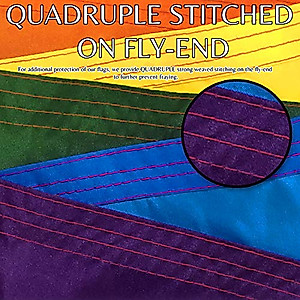 Puppy Pride Kink 3x5 Ft LGBTQ+ Gay Pride Flag - Bold Vibrant Colors, UV Resistant, Golden Brass Grommets, Durable 100 Denier Polyester, Mighty-Locked Stitching - Perfect for Indoor or Outdoor Flying!