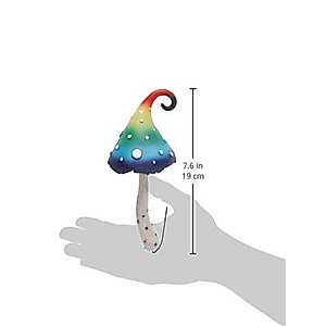 Magical Miniature Garden 7" Mushroom Collection (3 Pack) - 3 Fairy Garden Beautiful Miniature Mushrooms Included. A Gnome - Fairy Garden Accessory