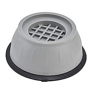 Milltrip Washing Machine Cushion, 4pcs Washing Machine Pad Shockproof Noise Cancelling Prevent Slip Washer Foot Cushion for Refrigerator Dryer(Large Diameter 9CM)