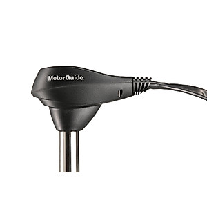 MotorGuide 940200100 X3 Freshwater Bow Mount Trolling Motor — Cable Steer, Foot-Control — 50-Inch Shaft, 55-Pound Peak Thrust