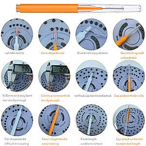 Shower Head Cleaning Brush Tool, Shower Head Cleaner Brushes Picks Small Cleaning Brush Crevice Cleaning Brush Anti Clogging Cleaning Brush for Household Bathroom Pipe Car Washers Holes Gaps Nozzles