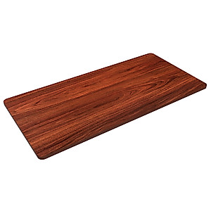 FLEXISPOT Whole Piece 48"x30" Desktop 1" Thickness Height Adjustable Desk Rectangular Tabletop Mahogany Board (48INCH Mahogany Top)