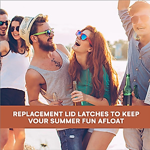 Beast Cooler ACCESORIES 2-Pack Ice Chest Replacement Lid Latches Compatible with Yeti and RTIC Hard Coolers - Strong, Ergonomic Cooler Latch Replacement - Burnt Orange