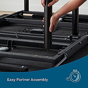 Lucid L150 Adjustable Base – Bed Frame with Head and Foot Incline – Wireless Remote Control – Premium Quiet Motor, Queen size