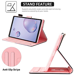 Dteck Case for Samsung Galaxy Tab A 8.4 2020 SM-T307 Verizon/Sprint/T-Mobile/AT&T, Slim Multi-Angle Folio Stand Premium PU Leather Case Protective Cover for T307 Galaxy Tab A 8.4 Tablet, Pink Unicorn