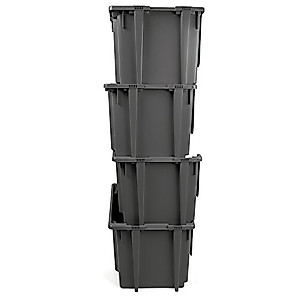 Tayg 268069 Stackable and Nestable Container mod. 5040, Grey