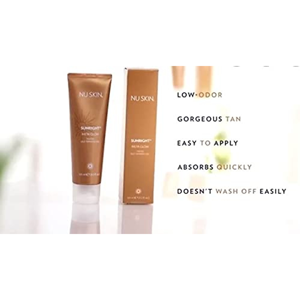 Nu Skin Sunright Insta Glow, Cream, low odor, for All skin,