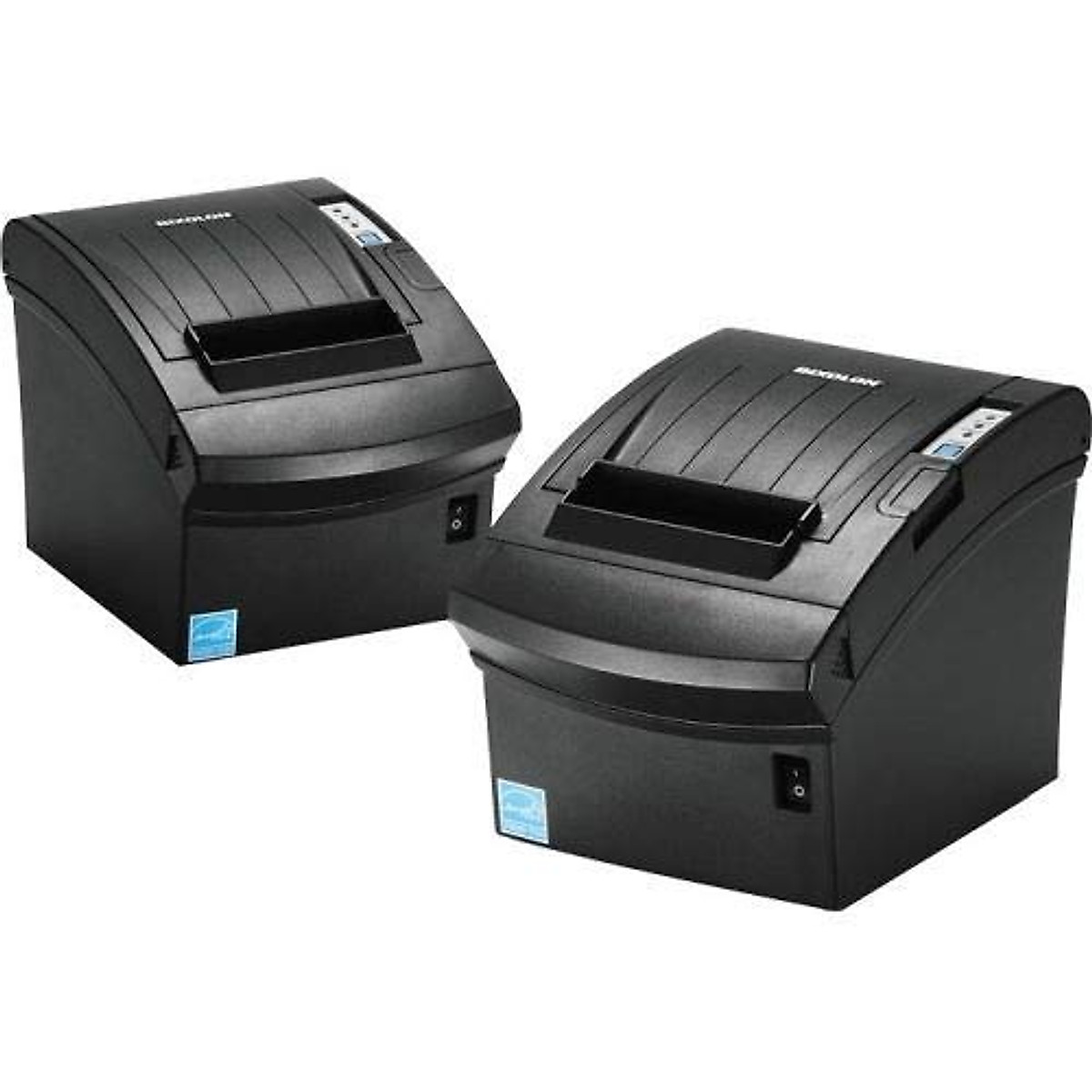 BIXOLON Bixolon SRP-350PLUSIIICOPG Thermal Printer with Power Supply and USB Cable, Parallel/USB/Ethernet, Black, Small