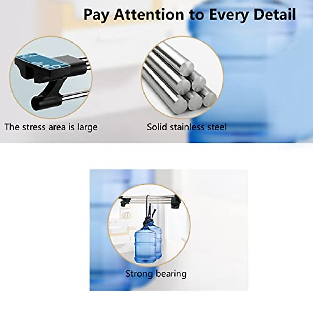 ZJchao Heavy Duty Retractable Closet Pull Out Rod Wardrobe Clothes Hanger Rail Towel Ideal for Closet Organizer Polished Chrome (30cm/ 11.8 Inches)