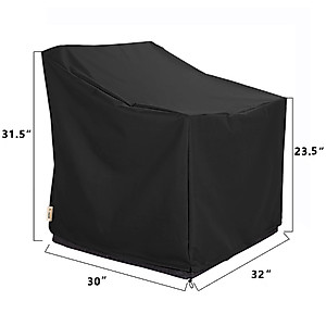 Baner Garden Patio Furniture Covers,Outdoor Furniture Cover Waterproof,Patio Furniture Set Covers for 4 Piece Outdoor Conversation Set,Patio Covers Set Black