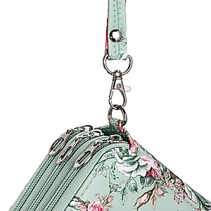 BTSKY Zippered Pencil Case-Canvas 72 Slots Handy Pencil Holders with Printing Pattern for Prismacolor Watercolor Pencils, Crayola Colored Pencils, Marco Pencils Rose