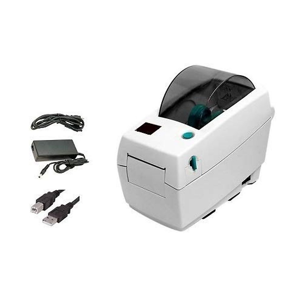 Zebra LP2824 Barcode Label Printer, Direct Thermal, USB Interface, 2 Inch, EPL Only (Not Plus), with Power Supply (Renewed)