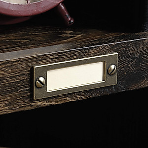 Sauder Barrister Lane Bookcase/ Book Shelf, Iron Oak finish