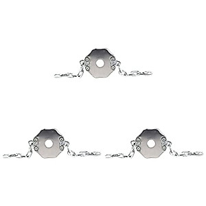 HANABASS 3pcs Grass Lawn Tools Field Electronic Accessories Replacement with Silver Supplies Prime Chain Cutter Trimmer for Coil Hay Metal Parts Eater Mower Brush Machine Weed Garden