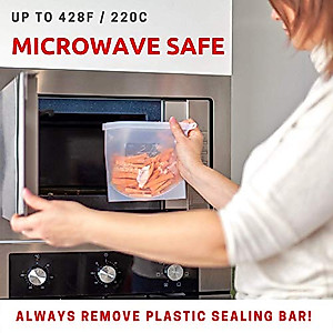 Reusable Silicone Food Storage Bags 3 Pack - 2 Large Food Bags 50OZ & 1 Quart Silicone Bag - Reusable Freezer Bags Leakproof - Reusable Sandwich Bags Dishwasher Safe - Silicone Sous Vide Bags Airtight