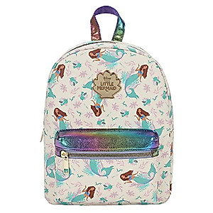 Bioworld Live Action Little Mermaid Ariel AOP Mini Backpack