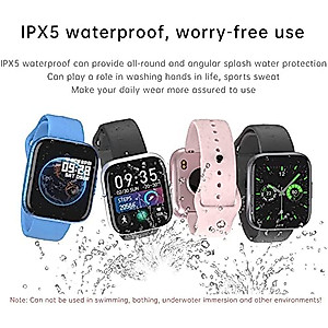 Smart Watch for Women,G.Home Fitness Tracker Compatible with iPhone Android Phones,Waterproof Step Counter with Heart Rate Sleep Monitor(Pink+2 Bands), Pink-1.54Inch, 1.91“ x 1.46” x 0.39”(Lx W x H)