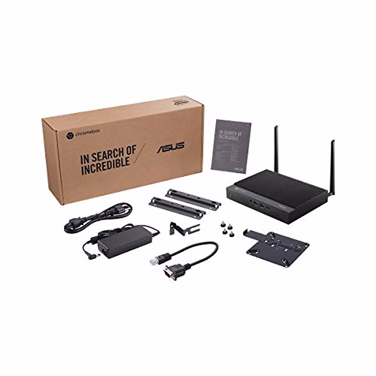 ASUS Chromebox 5 with Intel® Celeron 7305 Processor, 8GB Memory, M.2 128G NVMe SSD, Dual HDMI, one DP, 2.5G LAN, WiFi 6E, Thunderbolt ™ 4, Chrome OS, VESA Mount