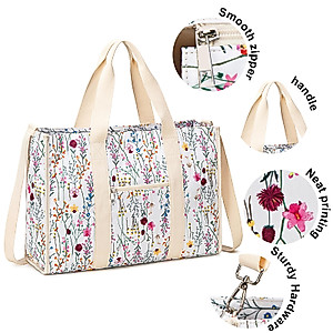 LOIDOU 3Pcs Laptop Tote Bag for Women 15.6 inch Work Tote Bag Computer Bag Large Capacity Teacher Handbag Shoulder Bag