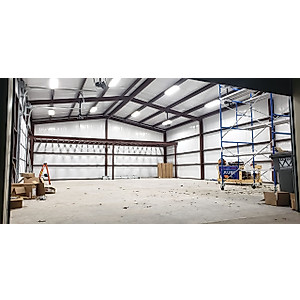 PrimeLights 6 Bulb/Lamp T8 LED High Bay Warehouse, Shop, Commercial Light Fixture