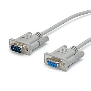 StarTech.com 15 ft Straight Through Serial Cable - - DB-9 (M) - DB-9 (F) - 15 ft - Serial extension cable - DB-9 (M) to DB-9 (F) - 15 ft - MXT106