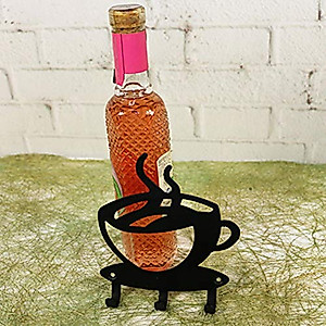 Shineweb Metal 3-Hook Key Holder Rack Coffee Cup Shape Hanger Wall Mount Home Office Organizer Wall Decor