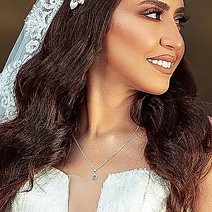 Beyond Brilliance 1.00 Carat Solitaire Diamond Pendant Necklace for Women | Round Cut Lab Grown Diamond | 14K White Gold Pendant (VS-SI) | Fine Jewelry for Her | Gift Box Included