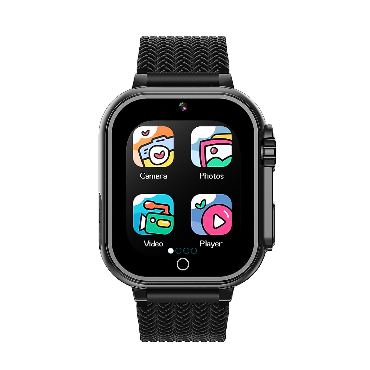 Kids Smart Watch for Girls Boys Ages 3-12 with 2 Screen Protector 32 Games 3 Sport Mode Video Camera Music Player 1.5" HD Touchscreen Alloy Case Learn Card Toys Toddles Watches Birthday Gift