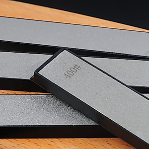 10Pcs Diamond Knife Sharpening Stones Set, 80#200#400#500#600#800#1000#1500#2000#3000 Grit, Diamond Whetstones with a Non-Slip Base for Ruixin Sharpener, Knife Sharpener for Kitchen Outdoor