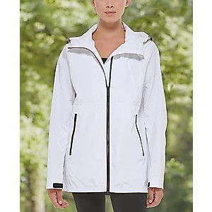 Calvin Klein Women's Performance Jacket,White,Large