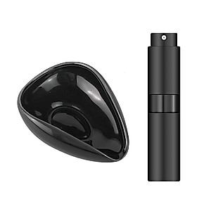 Generic Coffee Dosing Cup and Spray Bottle Set，Espresso Coffee Accessories For Reducing Coffee Power Static, small, black