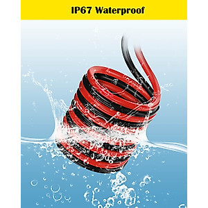 GMURA Solar to XT60 Extension Cable, 12AWG XT60 Adapter Cable Solar Panel Wire for Portable Power Station Solar Generator Battery Pack, 10Ft