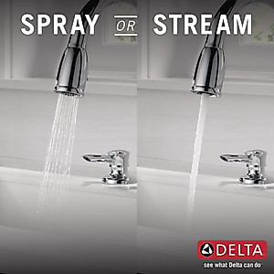 DELTA FAUCET 16970-SD-DST Kate Pull-Down, 4.00 x 13.00 x 20.00 inches, Chrome
