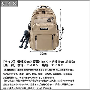 FSD.WG Laptop Backpack for Men and Women Casual Rucksack School Backpack Daypacks Fits 15.6 Inch Notebook Students bookbag