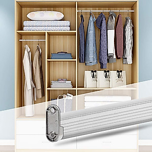 BTMB Oval Closet Rod End Supports Flanges Socket for 15x30mm Rods Pack of 10