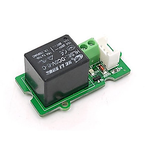 Seeed Studios COM22639P Grove Module Relay, 7.8" 4-pin Grove Connecting Cable, 1.65" x 0.94" x 0.77" Size