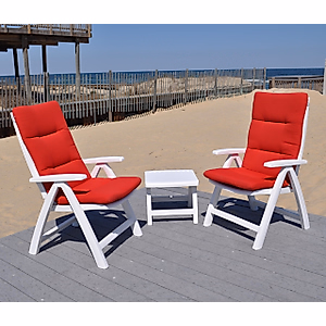 KETTLER Sieger Resin Folding Chair White