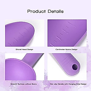 YAIKOAI 4 Pack Plastic Garden Shovel Plant Hand Shovel Trowels Home Gardening Tools for Flower Vegetables Soil Transplanting, Weeding, Moving, Digging Planting, A Style