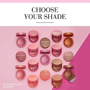 Bourjois Blush for Women, 54 Rose Frisson, 0.08 Ounce