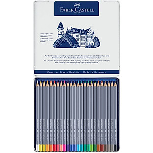 Faber-Castell Creative Studio Goldfaber Watercolor Pencils (24 Count)