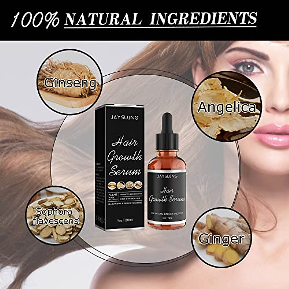 Allurium Hair Growth Serum for Black Women, Anti Hair Loss Nourish Dry Damaged Hair Repair, New Allurium Hair Growth Serum, Fast Natural Hair Growt, Allurium Beauty Hair Serum for Black Women (1PC)