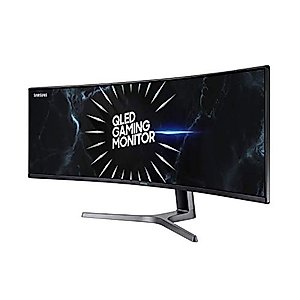 Samsung Double QHD CRG9 Series 49-Inch Curved Gaming Monitor (LC49RG90SSNXZA), Black (Renewed)