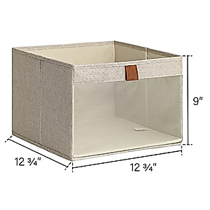 StorageWorks 3-Pack Closet Storage Bins with 2-Pack Rectangle Closet Baskets