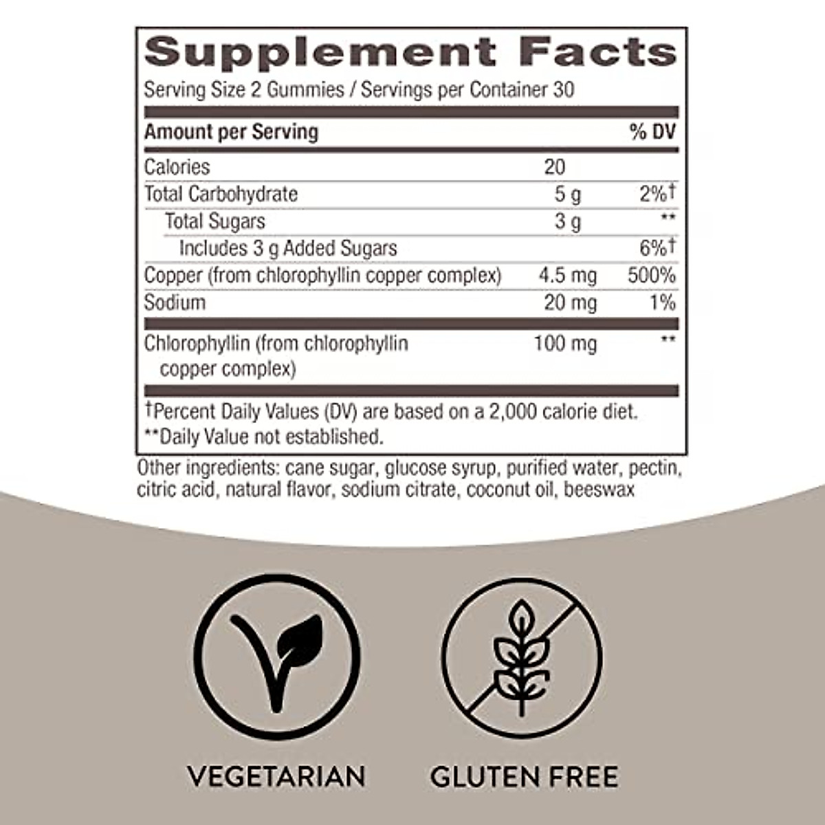 Nature’s Way Chlorophyll Gummies, Healthy Skin and Body Detox*, Orchard Fruit Flavored, 60 Gummies