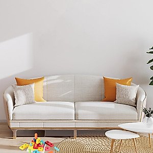 yeabwps 8 Pack Acrylic Under Couch Blocker, Adjustable Clear Blocker Bed Blocker with Strong Adhesive Prevent Things from Getting Under The Furniture (8, 2.4''High*14''Long)