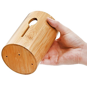 Lyellfe Silverware Holder, Bamboo Utensil Organizer with Tray, Rustic Farmhouse Kitchen Cutlery Flatware Holder Organizer for Spoons, Knives and Forks, Ideal for Kitchen and Restaurant