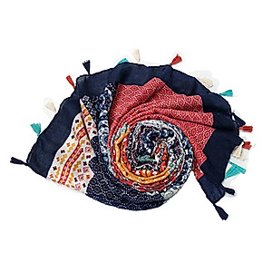 Ahyuan Scarves for Women Large Lightweight Floral Flower Spring Scarf Fashion Wrap Shawls Oversized Shawl Cape