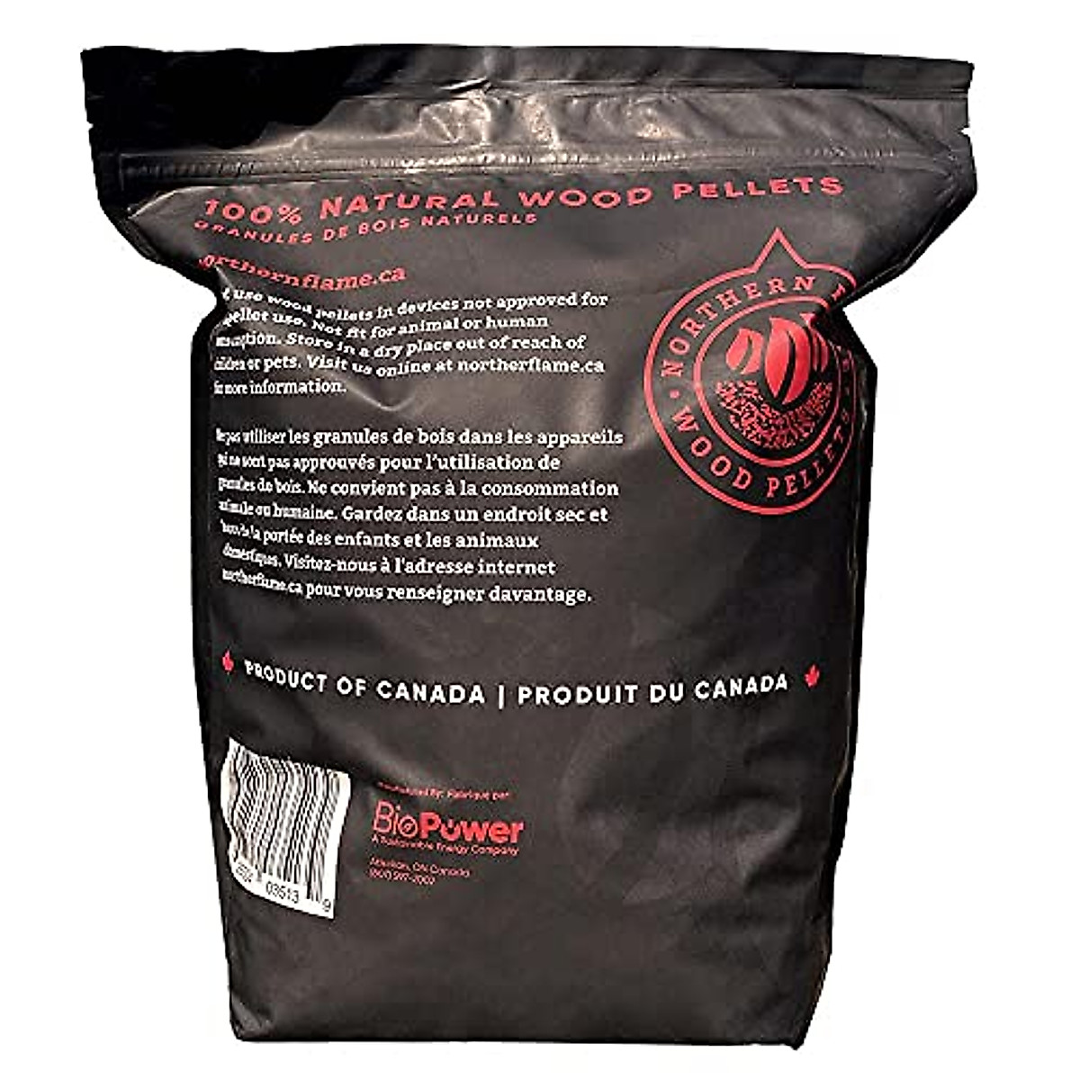 Northern Flame 100% Pure All-Natural Canadian Wood Pellets for Grilling, Smoking and BBQ (5 lb Bag) - Birch