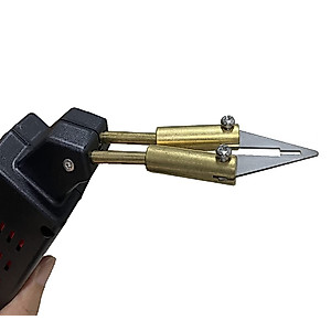 VOTOER 50W Hot Stapler Car Automotive Bumper Plastic Repair Kit Welding Machine, w/ 204 Staples and Diagonal Cutter